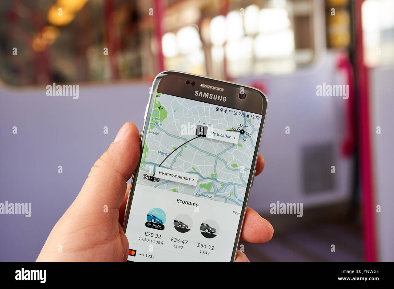 Map of london heathrow hi-res stock photography and images - Alamy