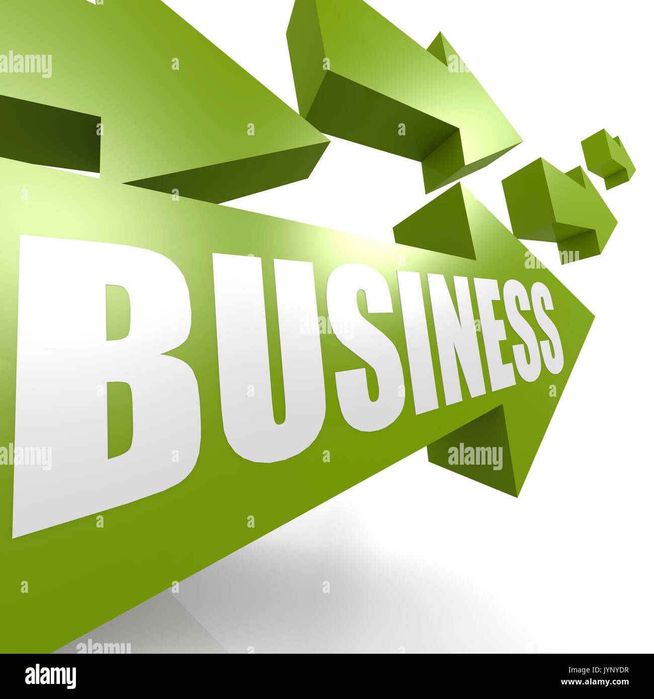 Business arrow green Stock Photo - Alamy