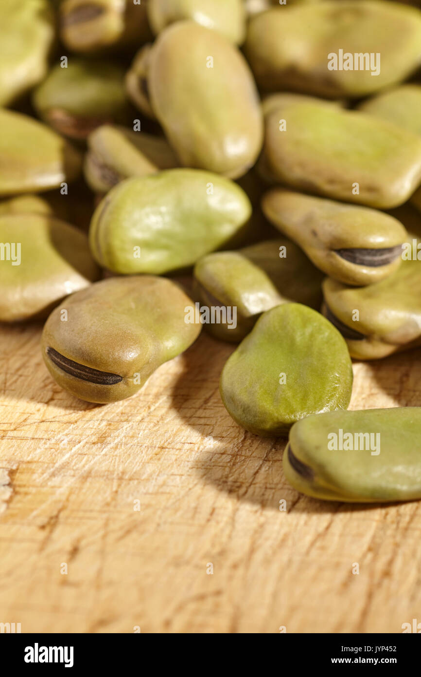 dried green fava beans Stock Photo - Alamy