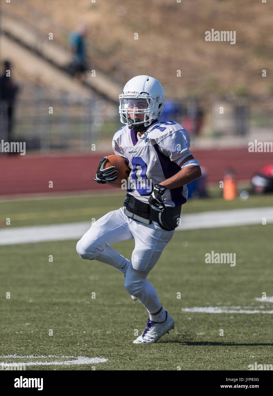 Football action with Shasta at Foothill High School in Palo Cedro ...