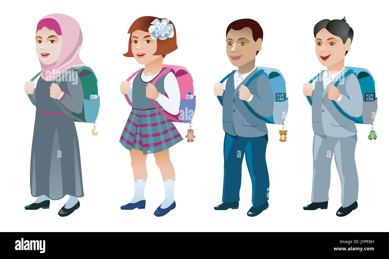 Set of student Stock Vector Image & Art - Alamy