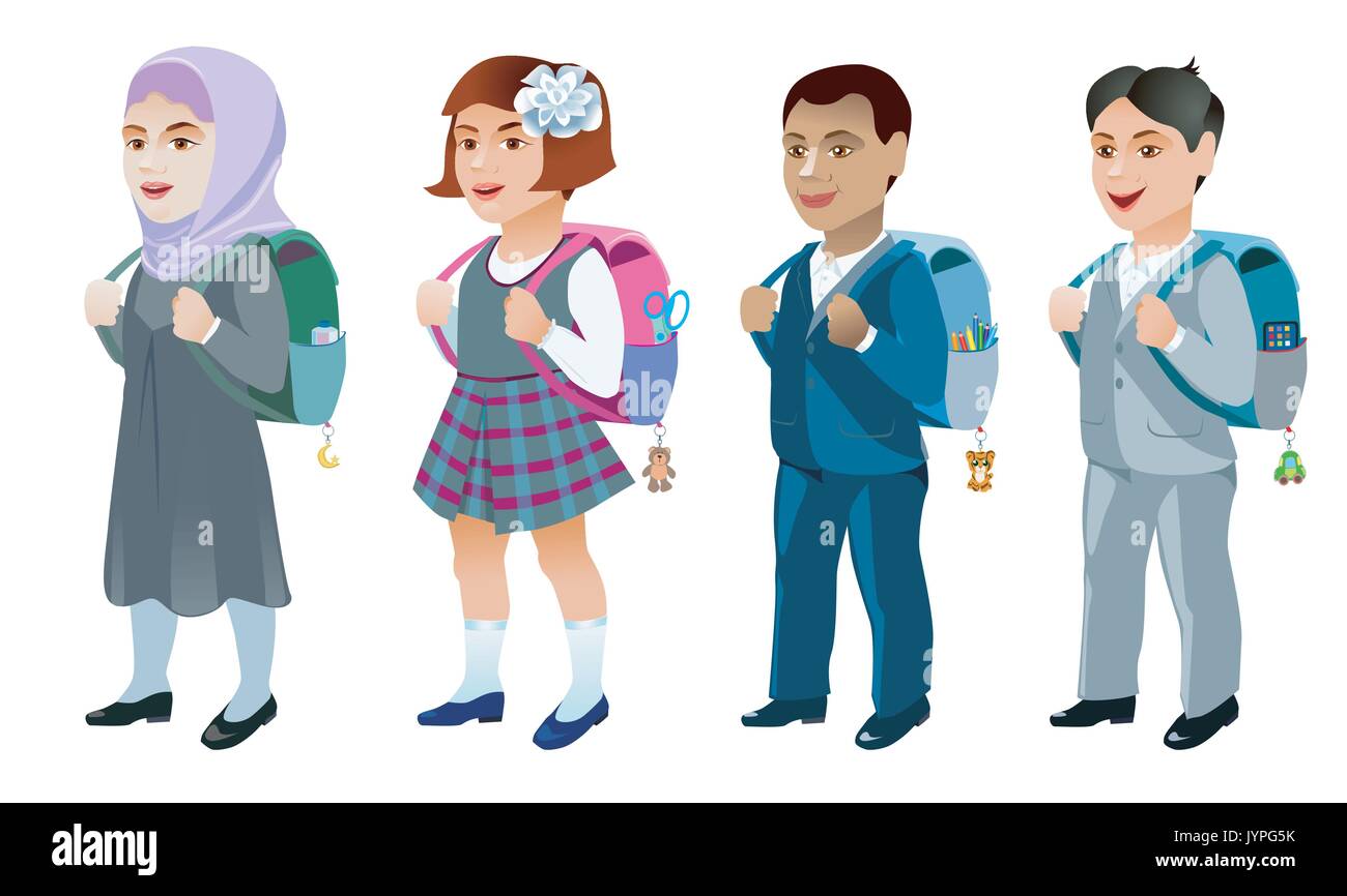 Set of student Stock Vector Image & Art - Alamy