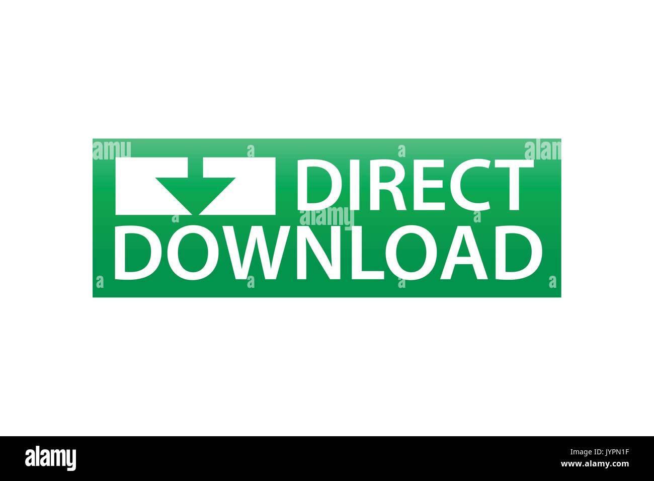 direct download with an arrow, sign design, isolated on white ...