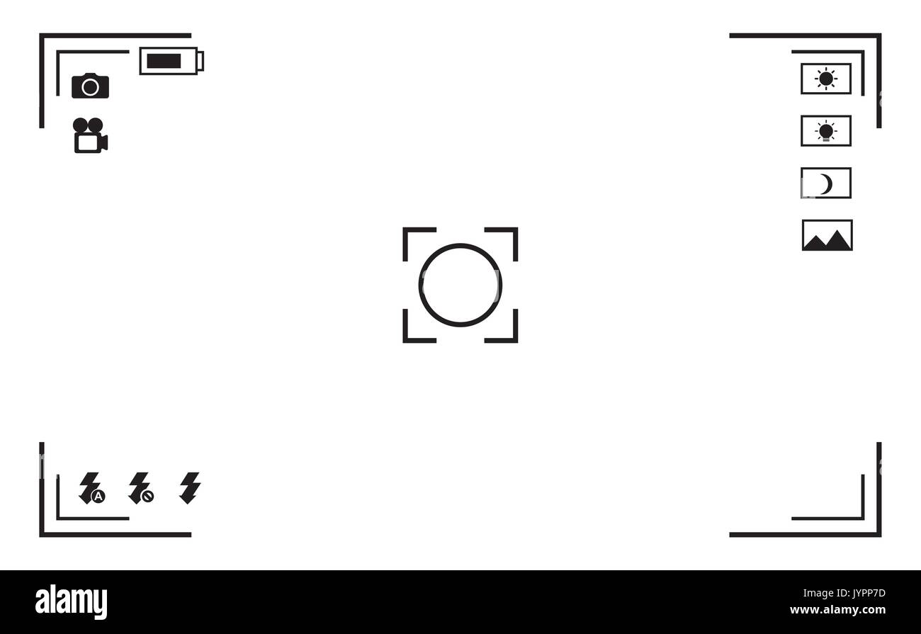 Camera focus target Cut Out Stock Images & Pictures - Alamy