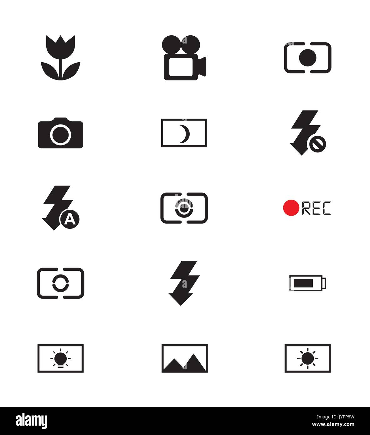 Camera setup view Stock Vector Images - Alamy