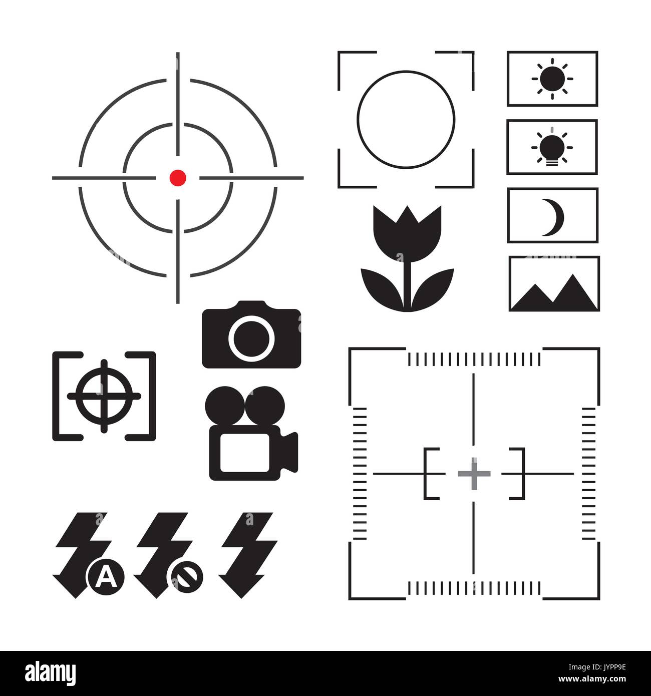 focus camera design Stock Vector Image & Art - Alamy