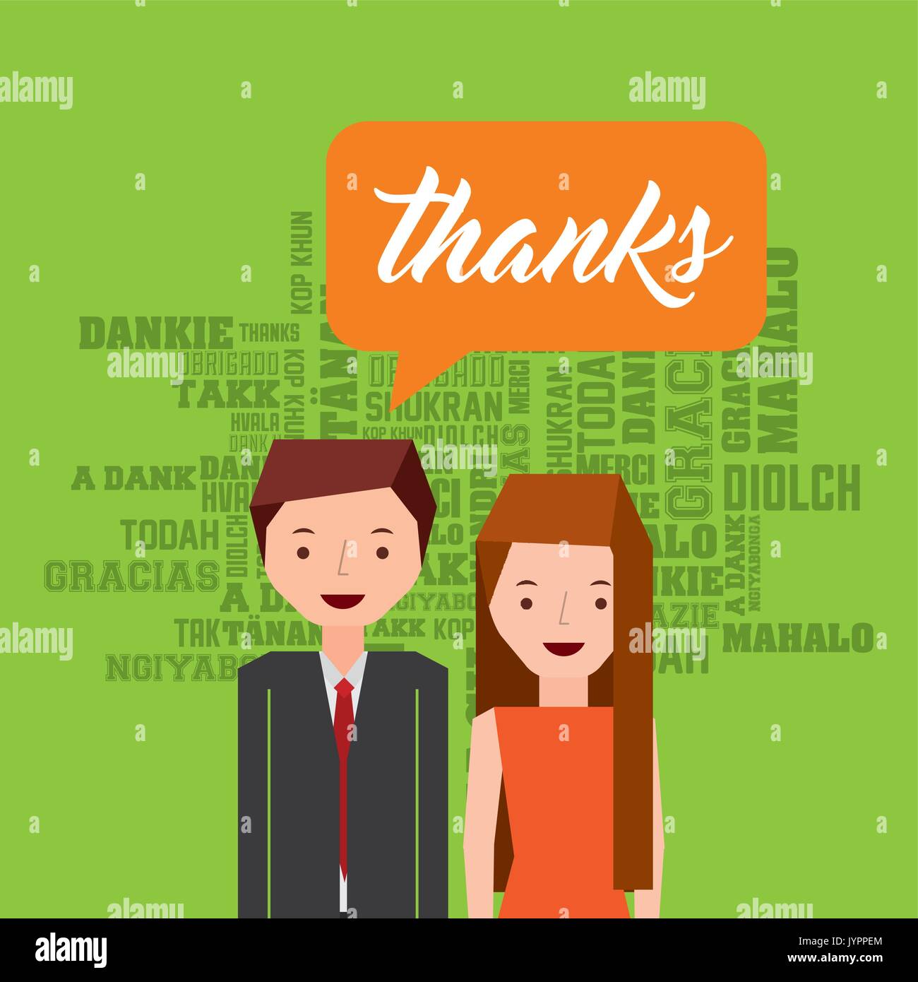 words of thanks design Stock Vector Image & Art - Alamy