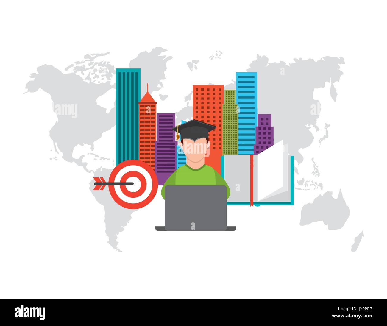 distance education design Stock Vector Image & Art - Alamy