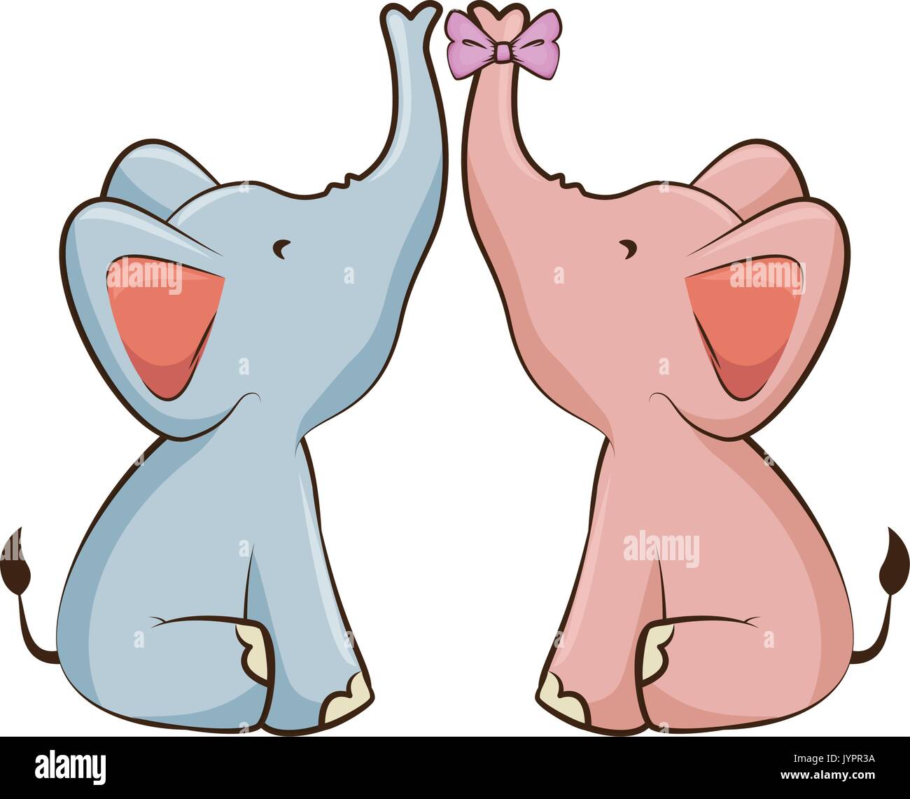 Decorative elephants illustrations hi-res stock photography and images ...