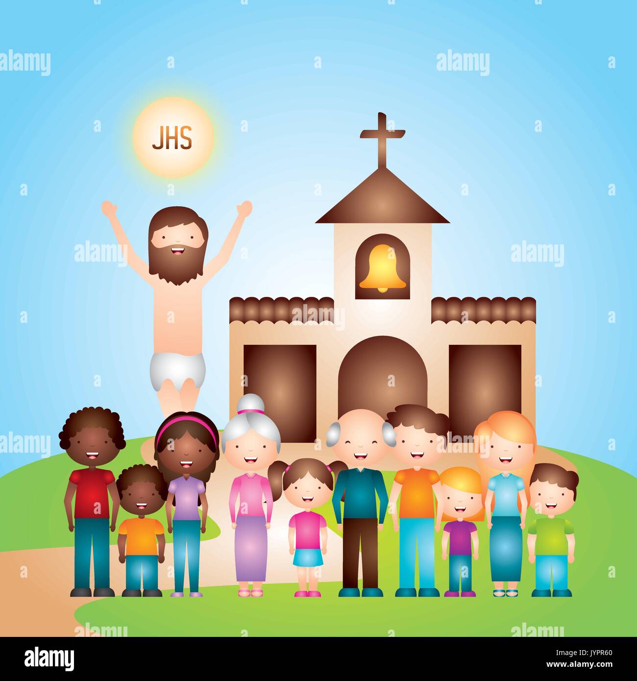 catholic religion design Stock Vector Image & Art - Alamy