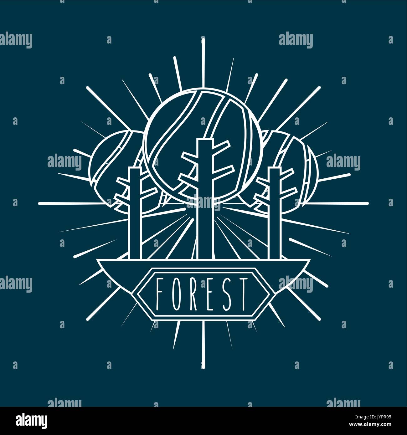 forest icon design Stock Vector Image & Art - Alamy