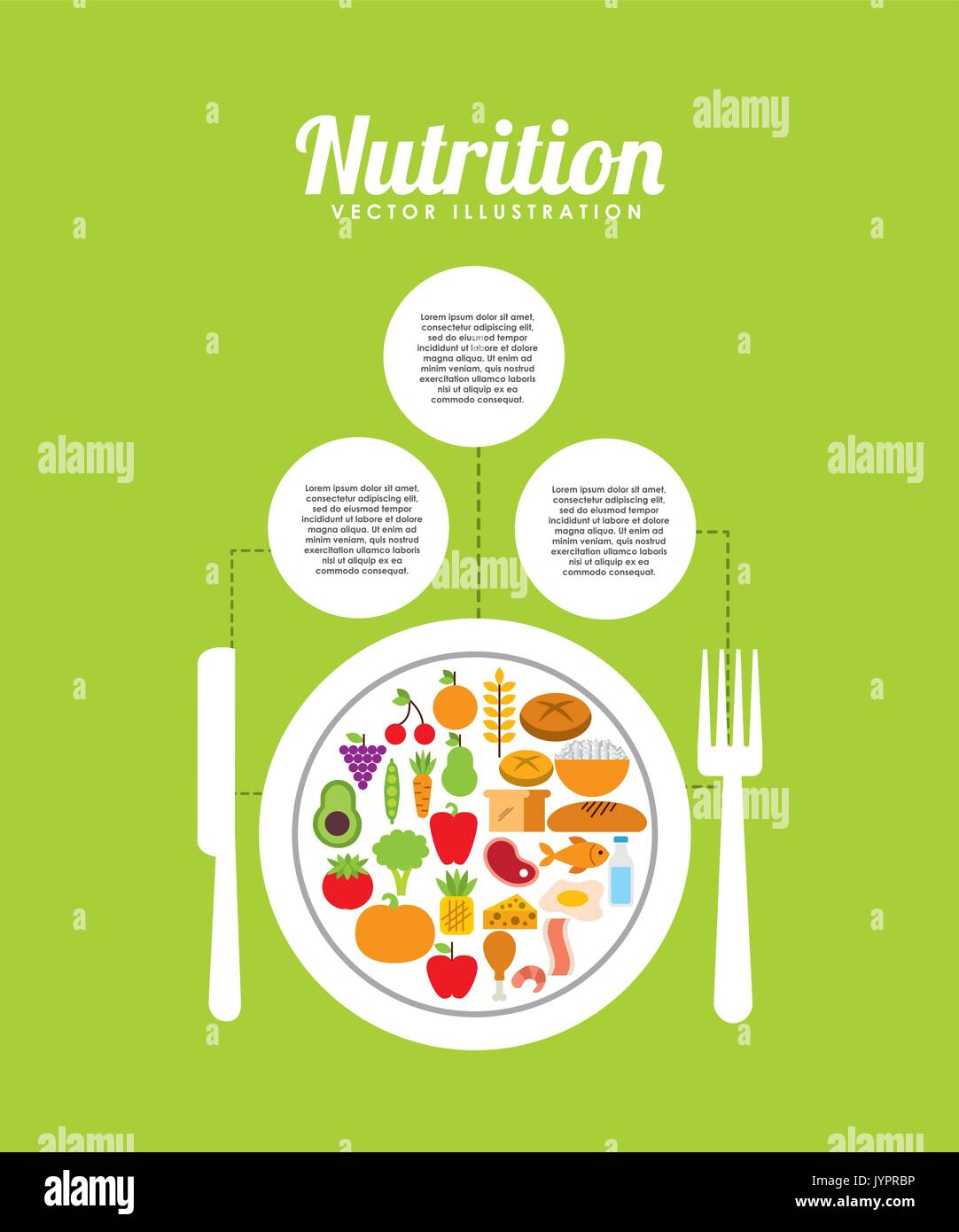 nutrition concept design Stock Vector Image & Art - Alamy