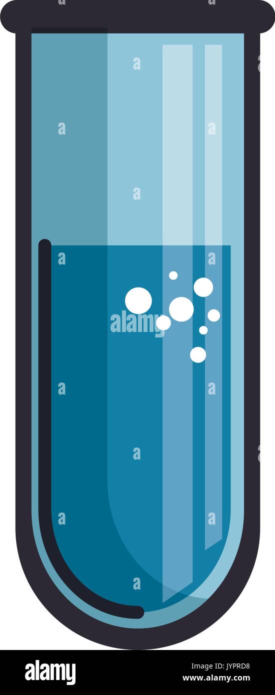 test tube icon over white background vector illustration Stock Vector ...