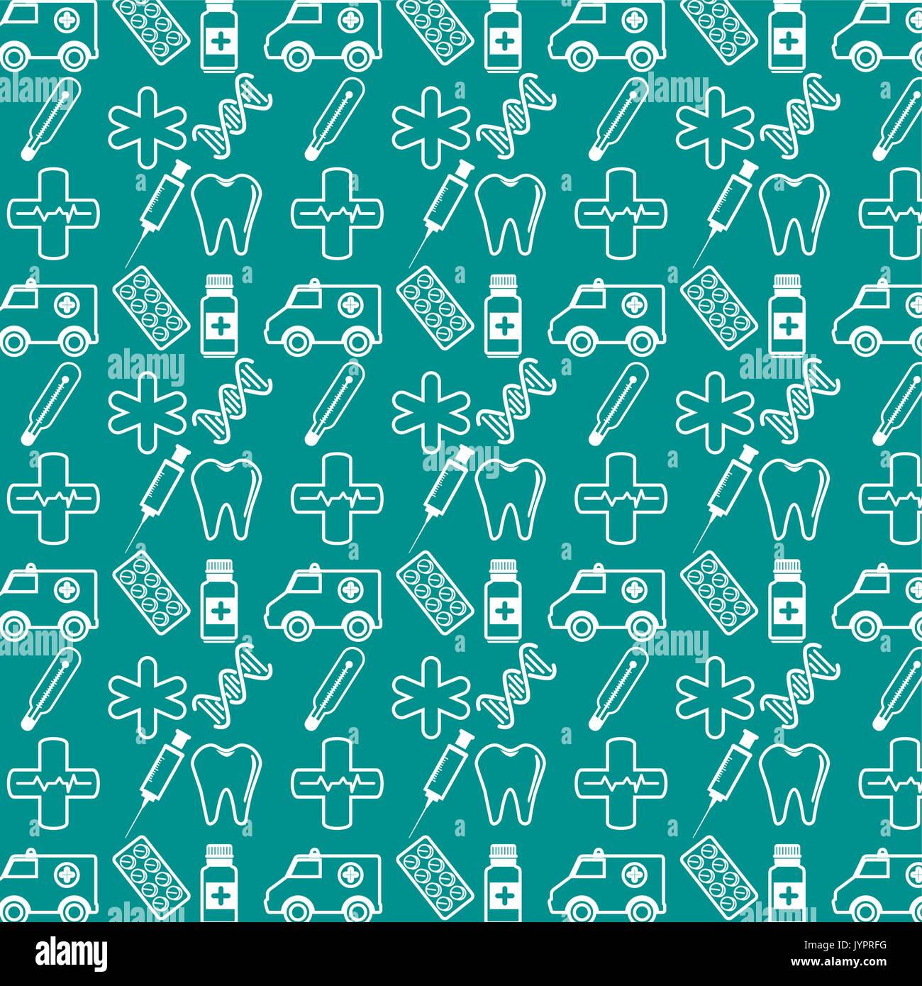 background with medical related icons vector illustration Stock Vector ...