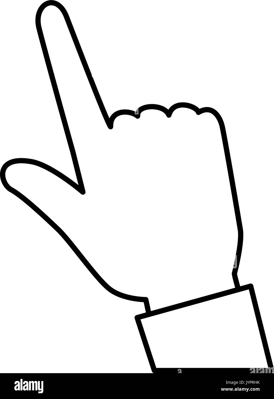 hand pointing icon Stock Vector Image & Art - Alamy