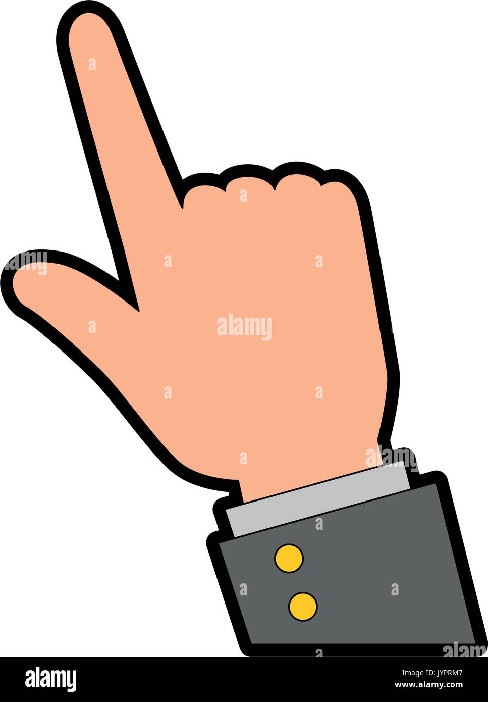 hand pointing icon Stock Vector Image & Art - Alamy