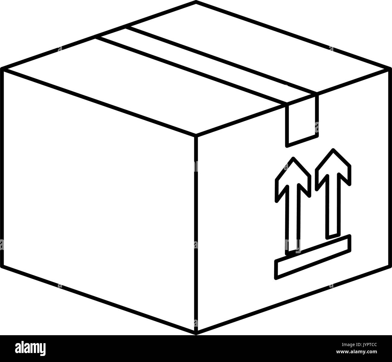 carton box icon Stock Vector Image & Art - Alamy