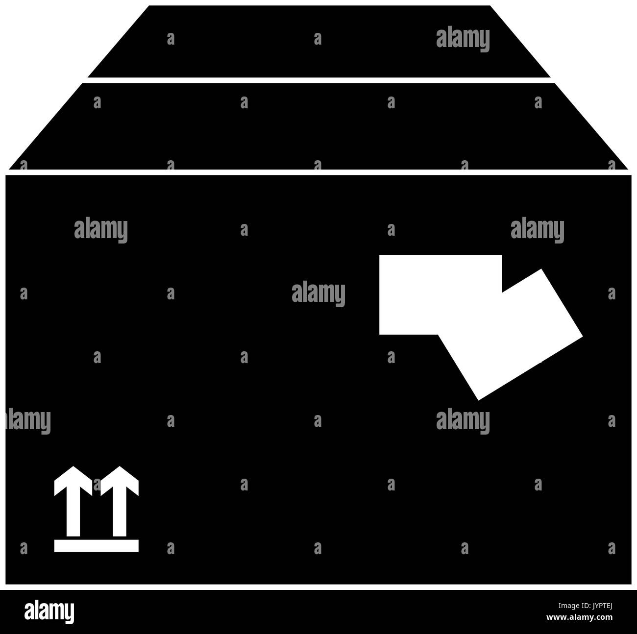 carton box icon Stock Vector Image & Art - Alamy