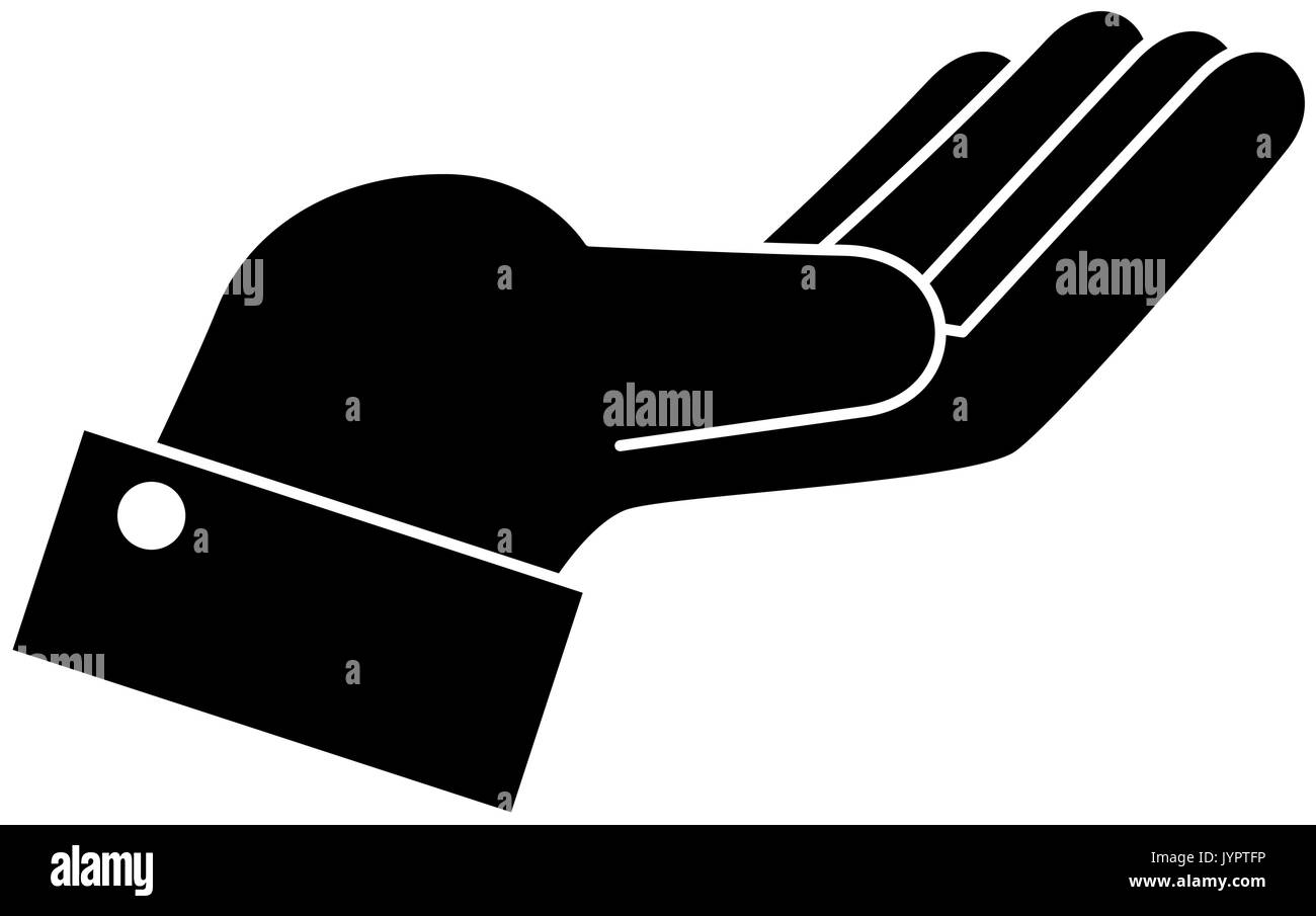 human hand icon Stock Vector Image & Art - Alamy