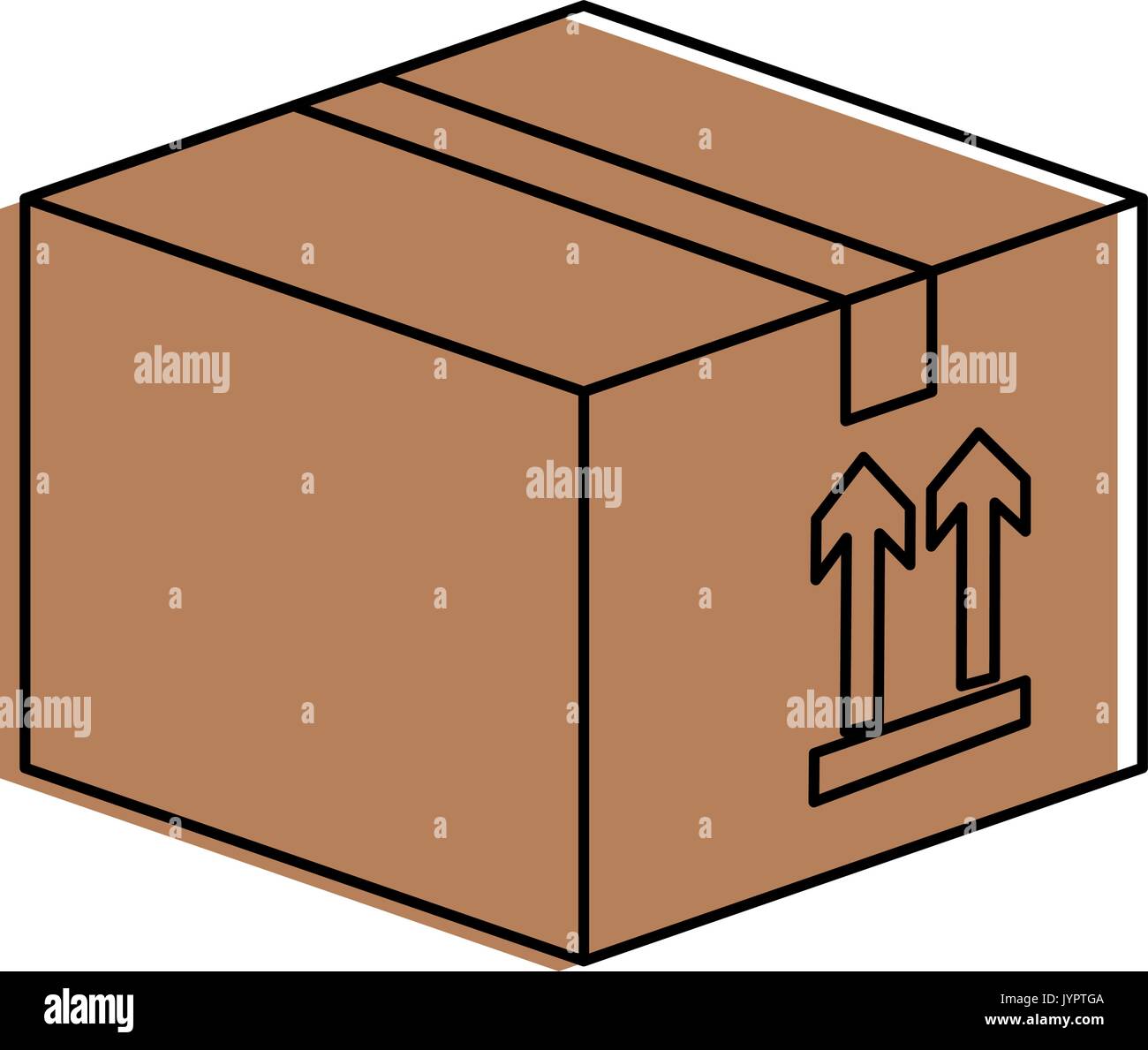 carton box icon Stock Vector Image & Art - Alamy