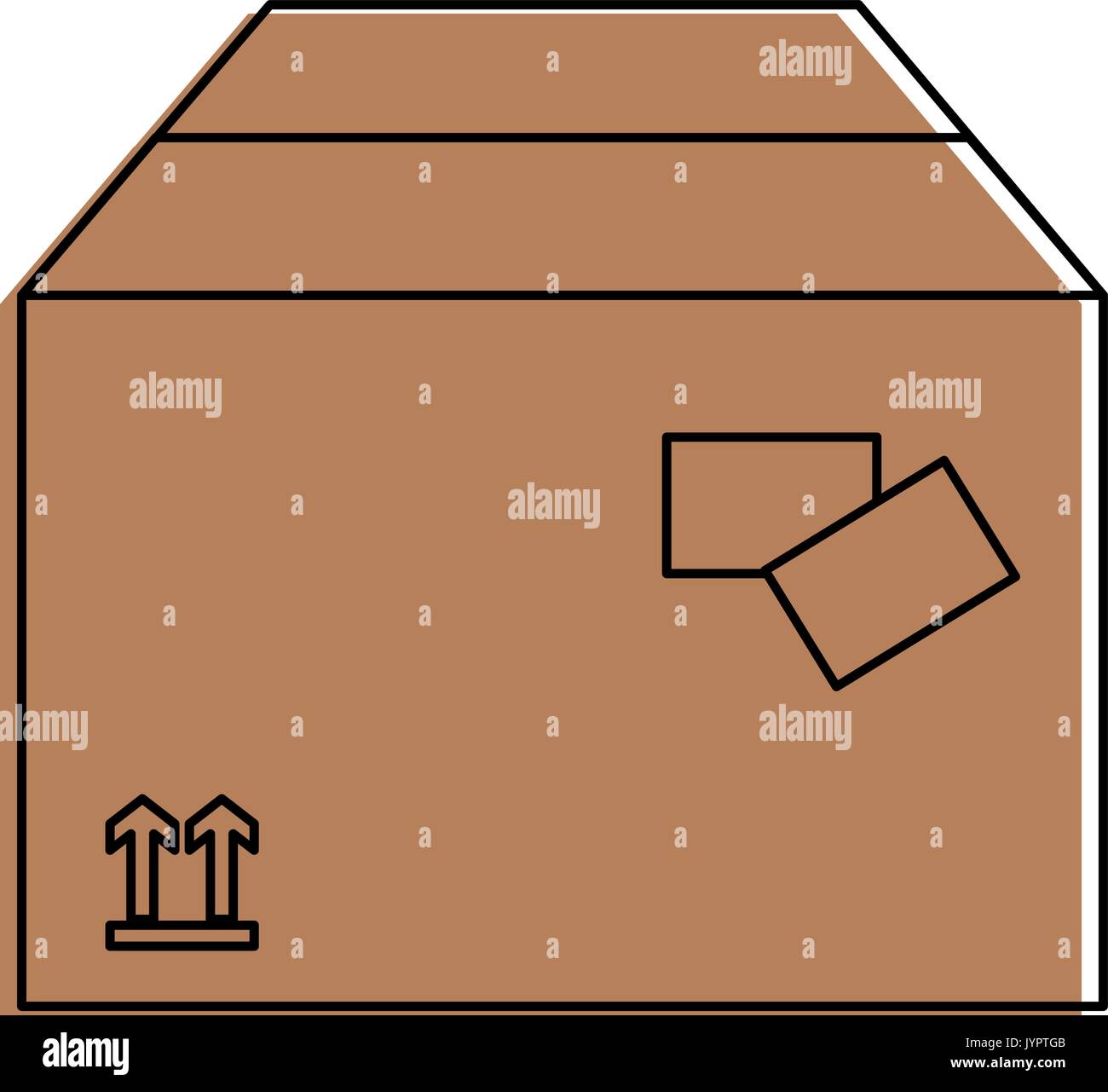 carton box icon Stock Vector Image & Art - Alamy