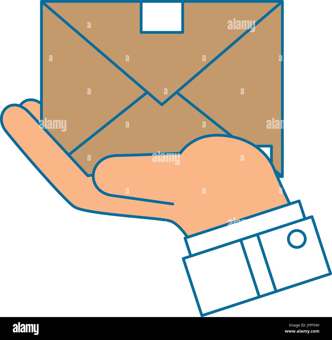 hand holding a carton box icon Stock Vector Image & Art - Alamy