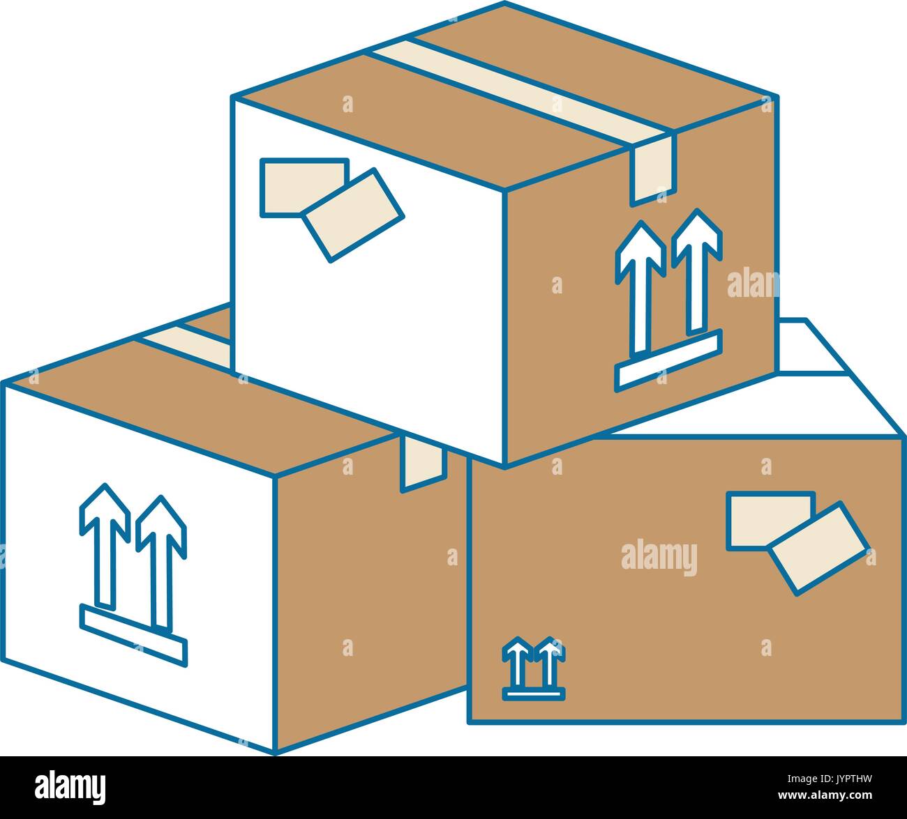 carton box icon Stock Vector Image & Art - Alamy