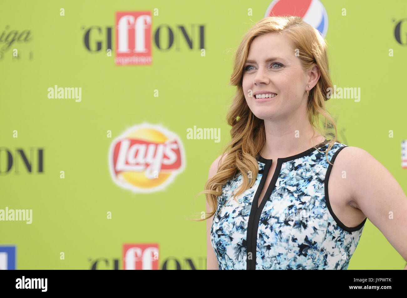 Amy Adams attends a photocall at the Giffoni Film Festival 2017 ...