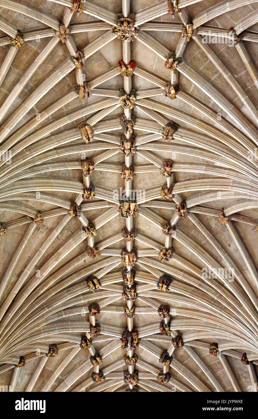 Medieval roof bosses hi-res stock photography and images - Alamy