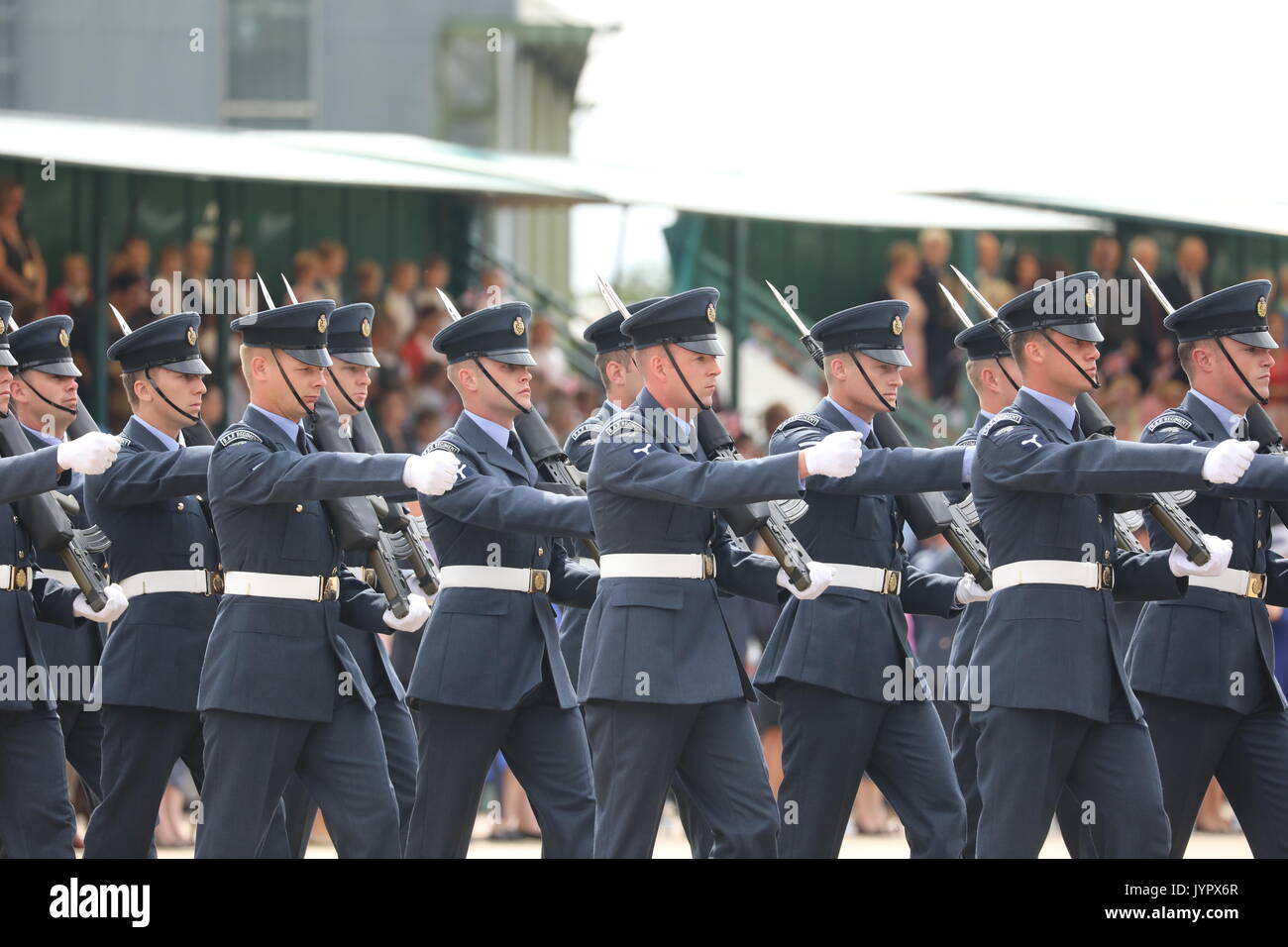 Prince Harry presents a new Colour to the RAF Regiment on behalf of Her ...