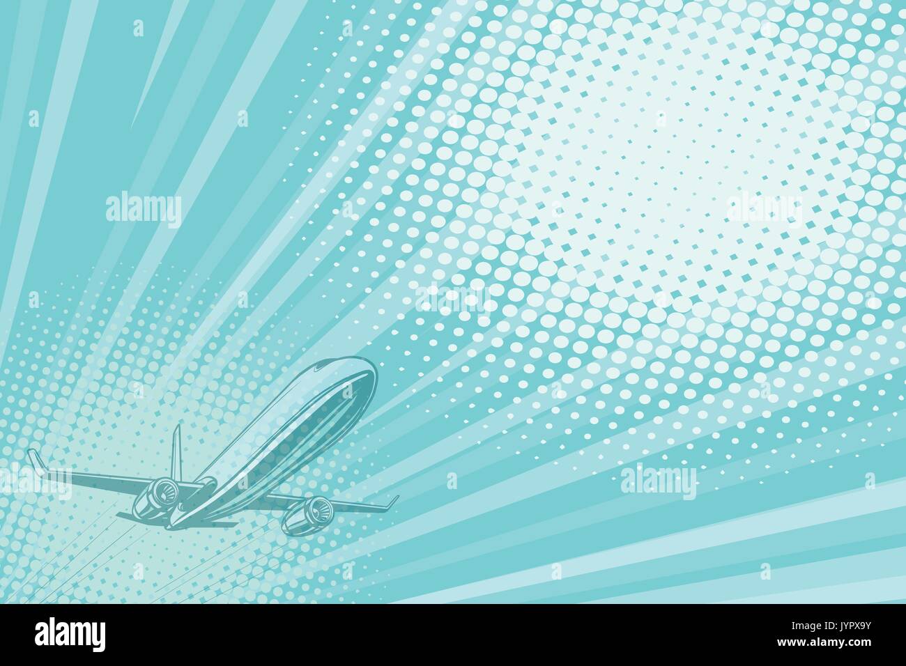 Takeoff aviation background flight journey. Airplane aviation travel ...