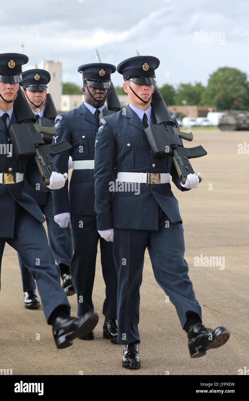 Prince Harry presents a new Colour to the RAF Regiment on behalf of Her ...