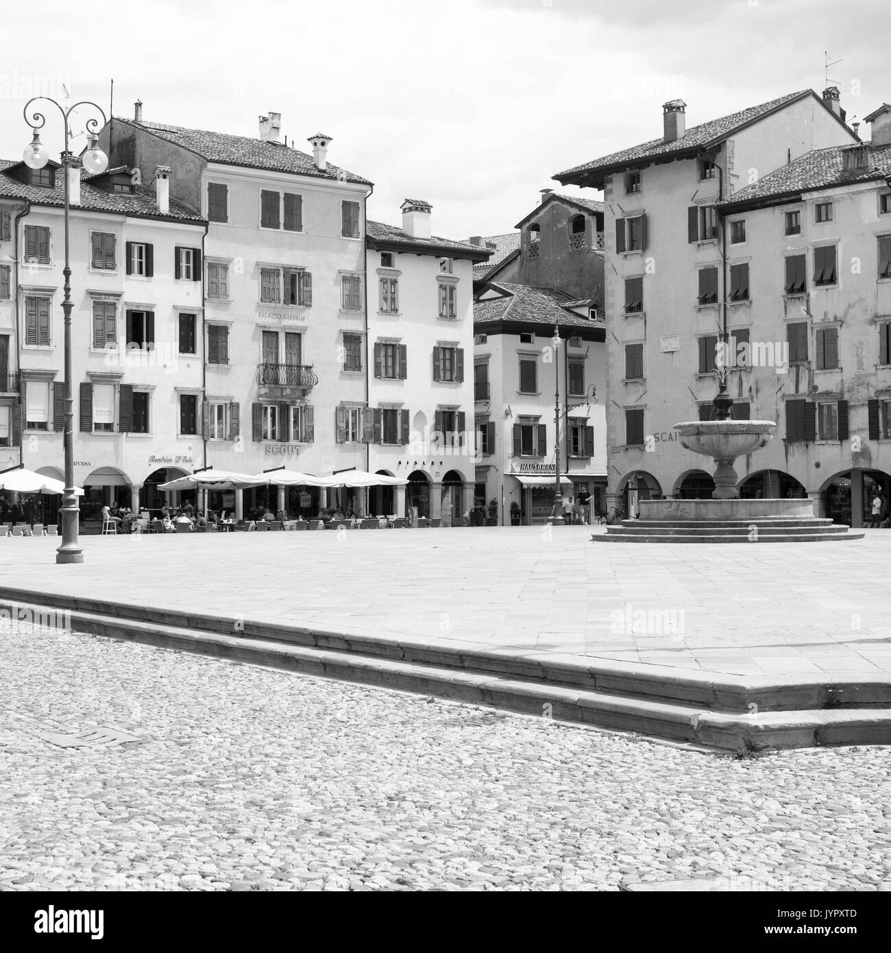 Piazza Matteotti is the main central square in Udine Stock Photo - Alamy