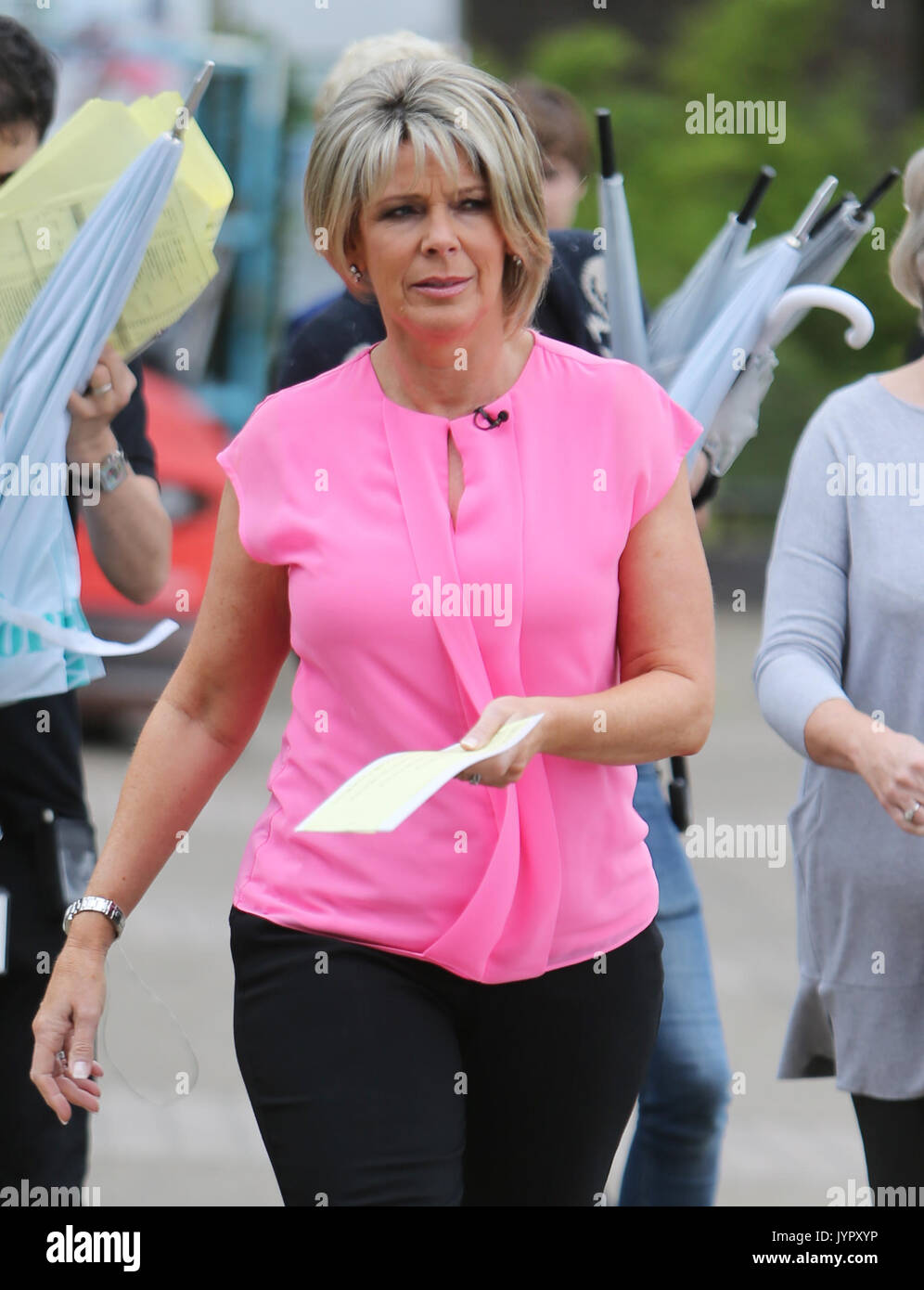 Eamonn Holmes and Ruth Langsford filming outside ITV Studios Featuring ...