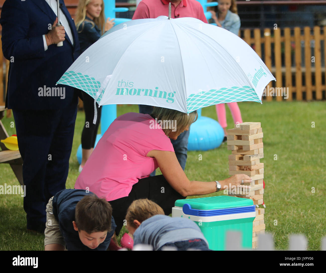 Eamonn Holmes and Ruth Langsford filming outside ITV Studios Featuring ...