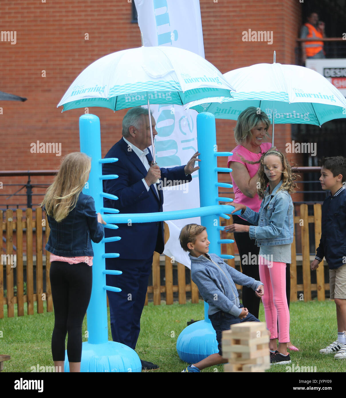 Eamonn Holmes and Ruth Langsford filming outside ITV Studios Featuring ...