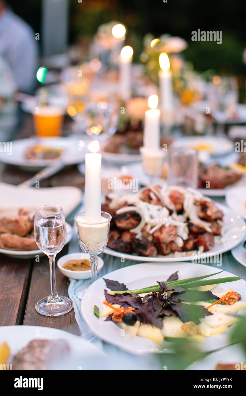 Formal table setting salad hi-res stock photography and images - Alamy