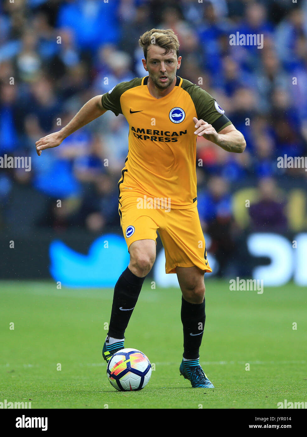 Brighton & Hove Albion's Dale Stephens during the Premier League match ...