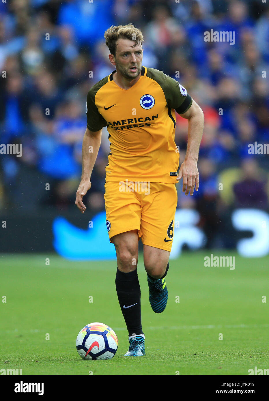 Brighton & Hove Albion's Dale Stephens during the Premier League match ...