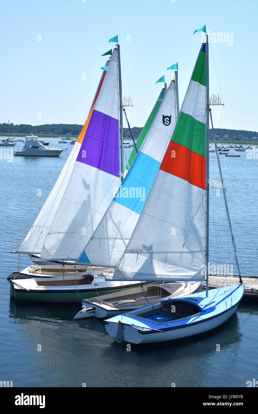 Sails - Cape Cod Stock Photo - Alamy