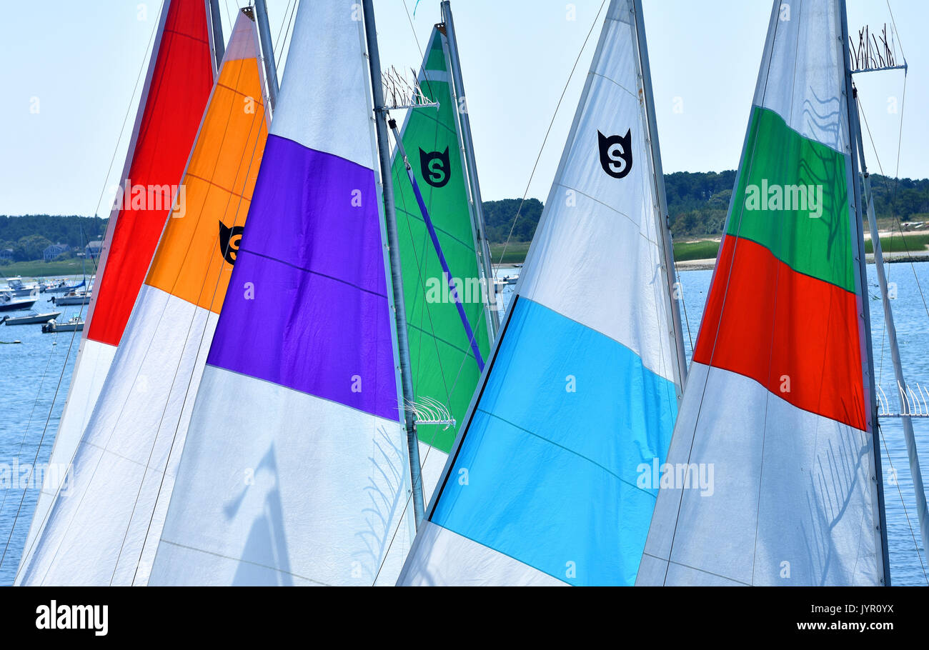 Sails - Cape Cod Stock Photo - Alamy