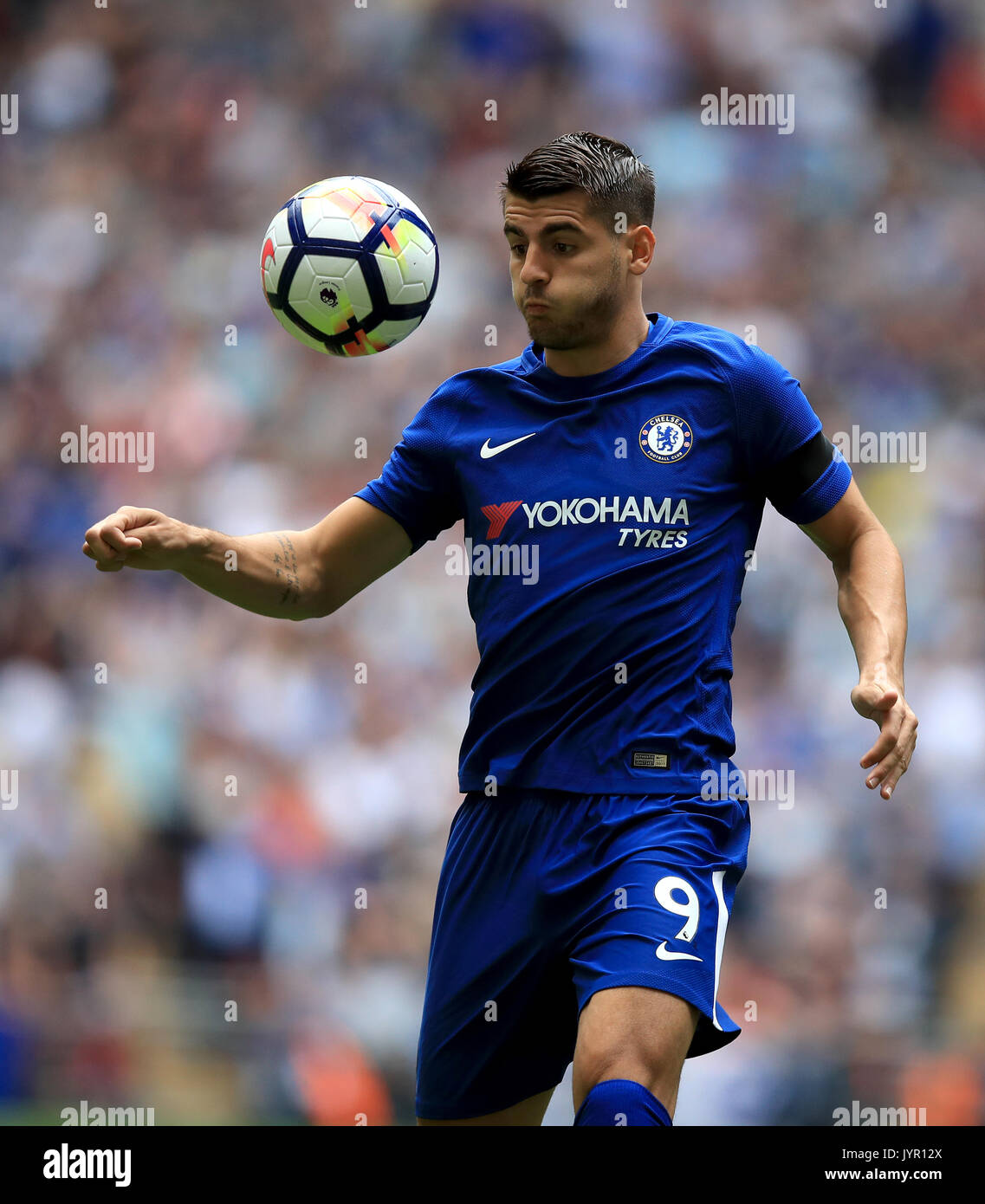 Chelsea's Alvaro Morata during the Premier League match at Wembley ...