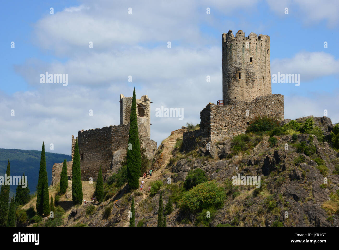 Cathar castles hi-res stock photography and images - Alamy