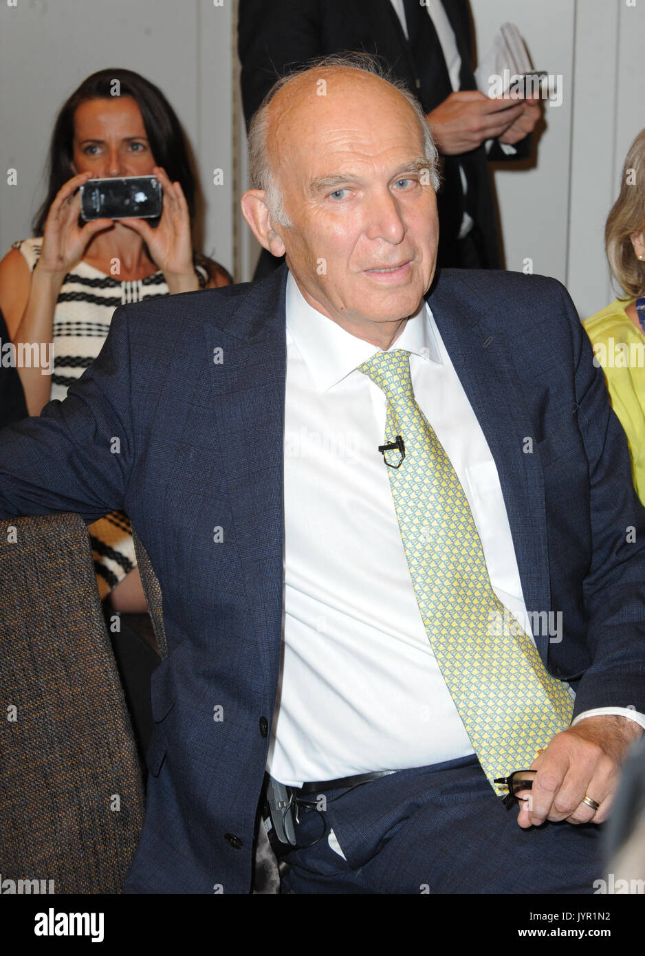 Press Conference to announce Vince Cable as new Liberal Democrat party ...