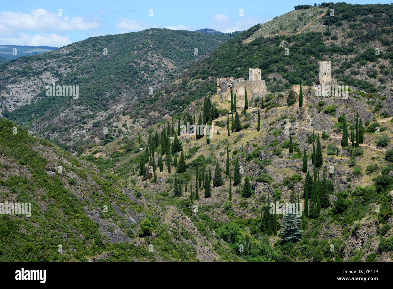 Cathar castles hi-res stock photography and images - Alamy