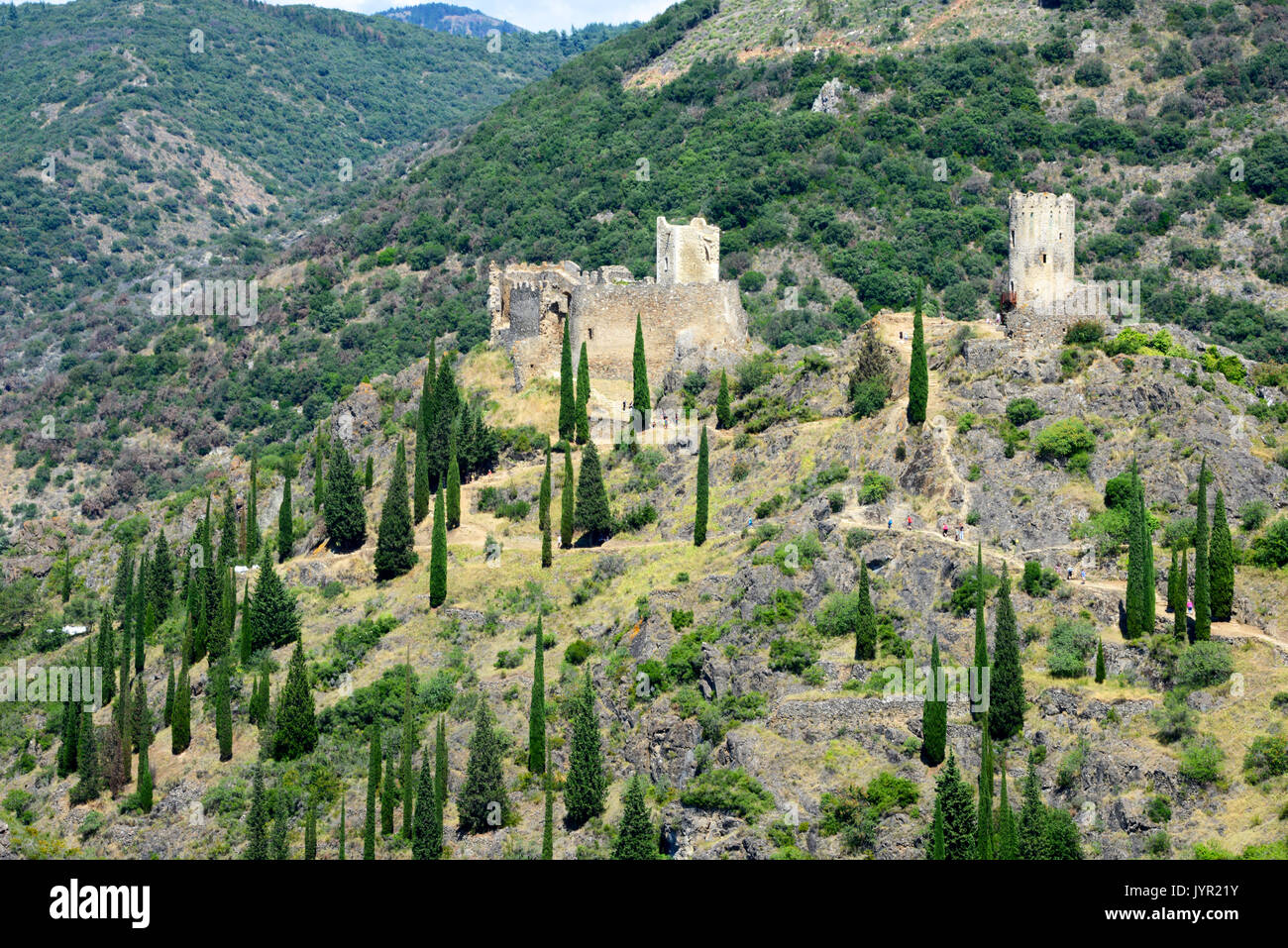 Cathar castles hi-res stock photography and images - Alamy