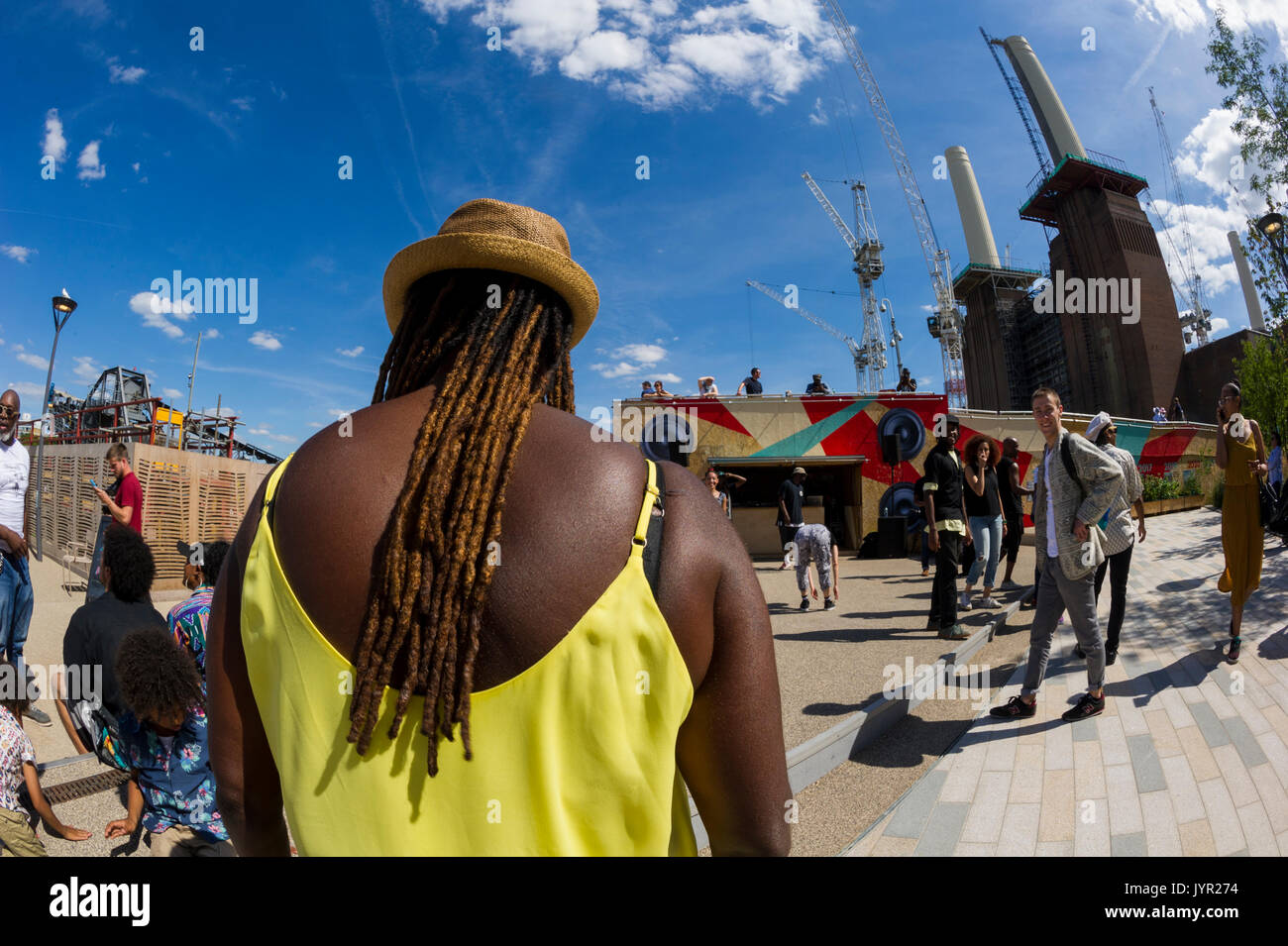 Very cool dancers having fun learning Salsa dancing at the foot of ...