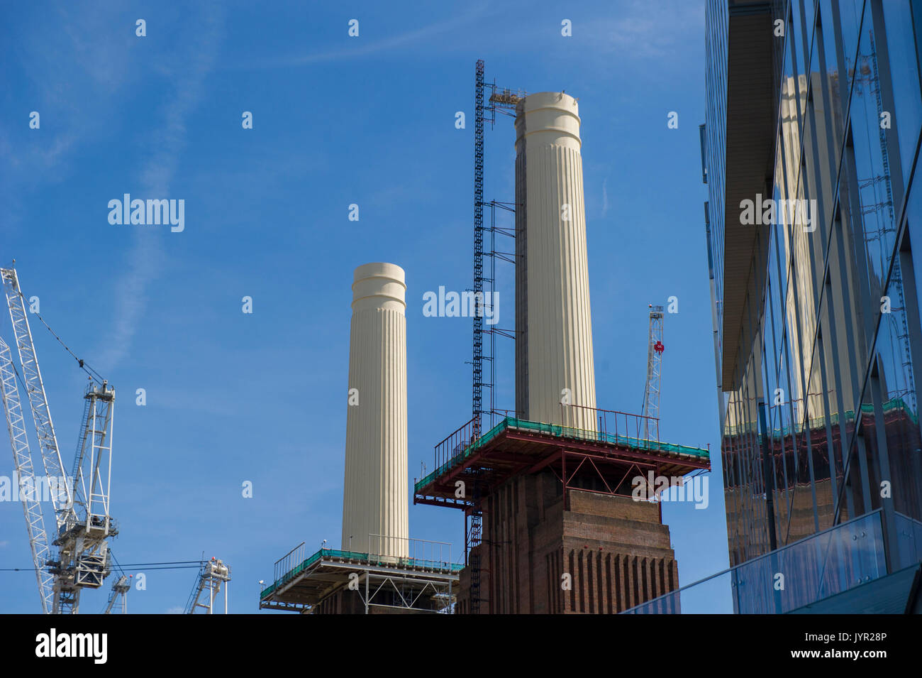 Detail of the famous Battersea Power Station Stock Photo - Alamy