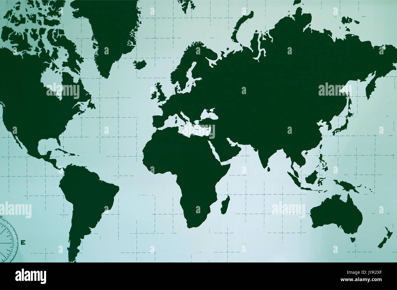 Africa green wall map hi-res stock photography and images - Alamy