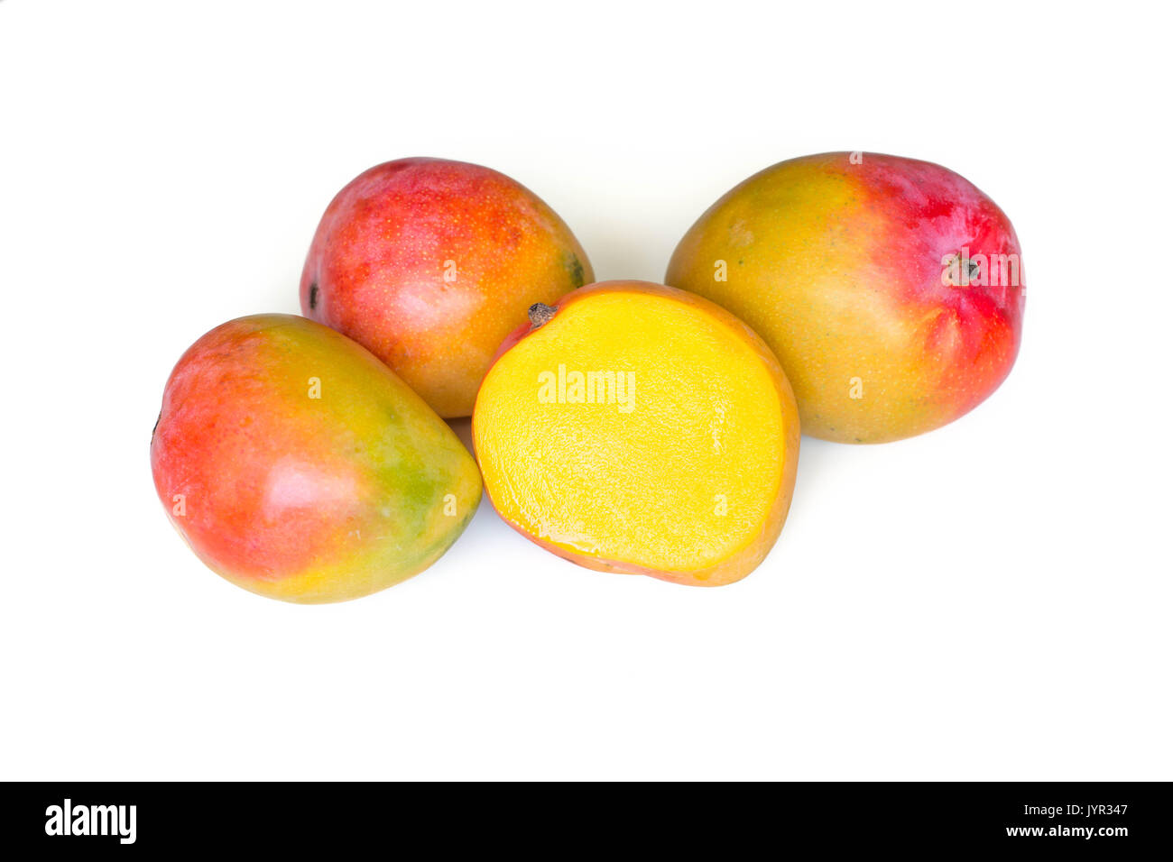 Fresh juicy mango, shown on a light background Stock Photo - Alamy